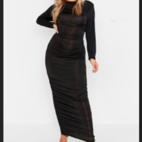 Boohoo Plus | Dresses | Plus Ruched Side Maxi Dress | Poshmark
